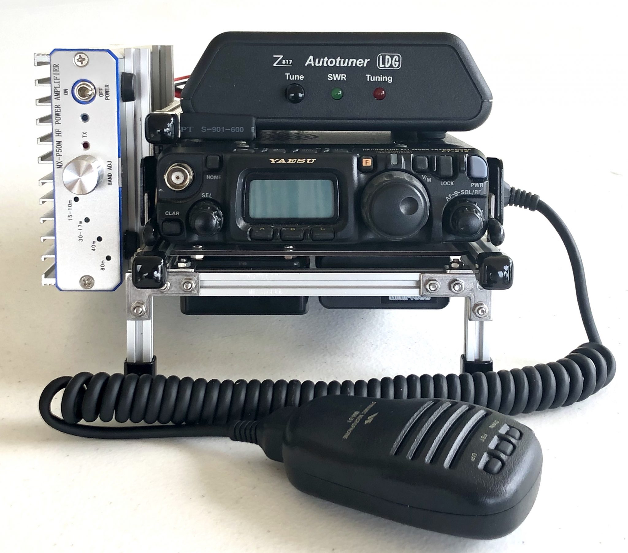 FT-818 portable setup – Klaus & Lita